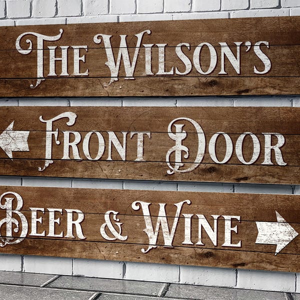 Old Wood Road Sign - Etsy