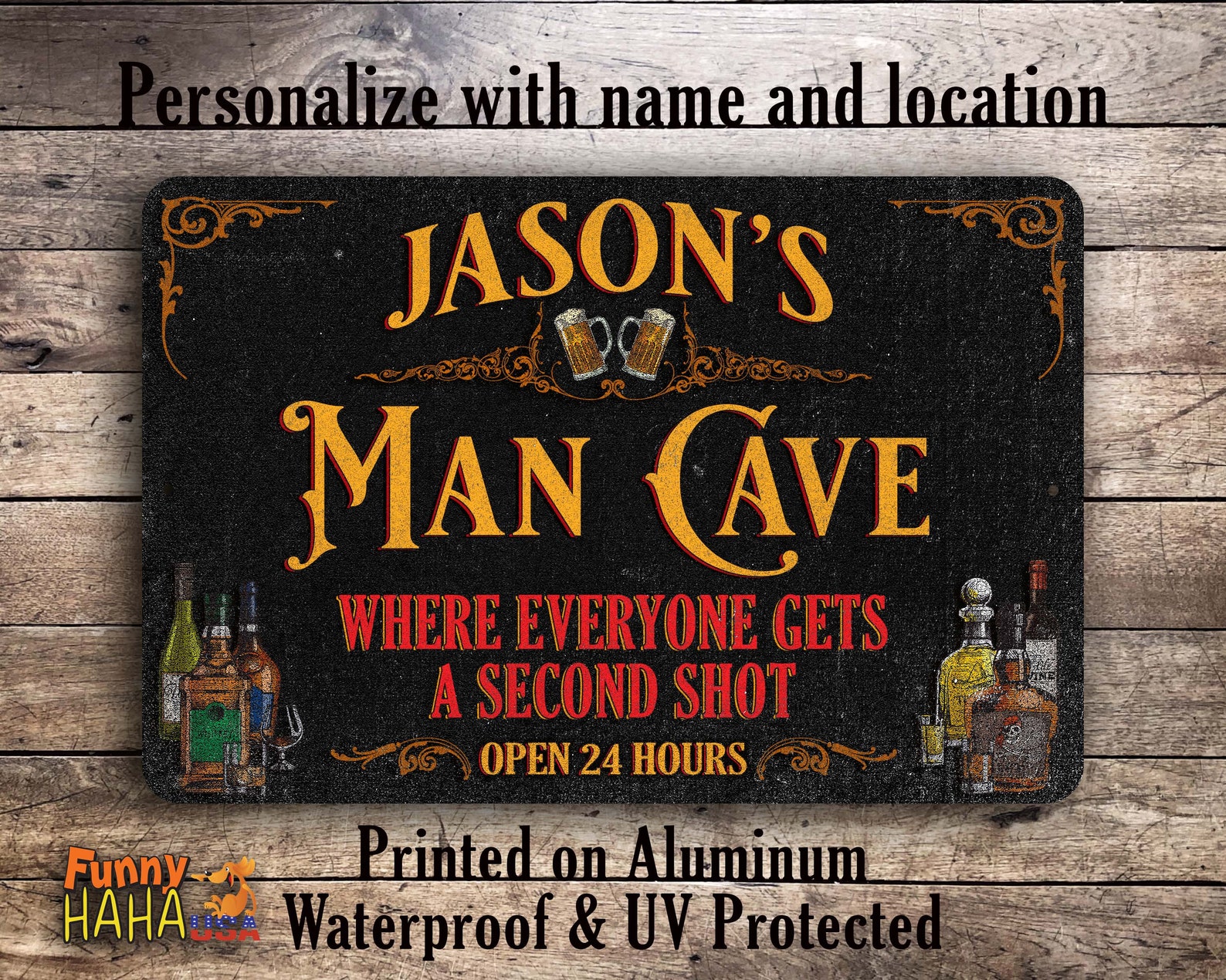 Custom Antique Bar Sign Vintage Design Customized for Your - Etsy