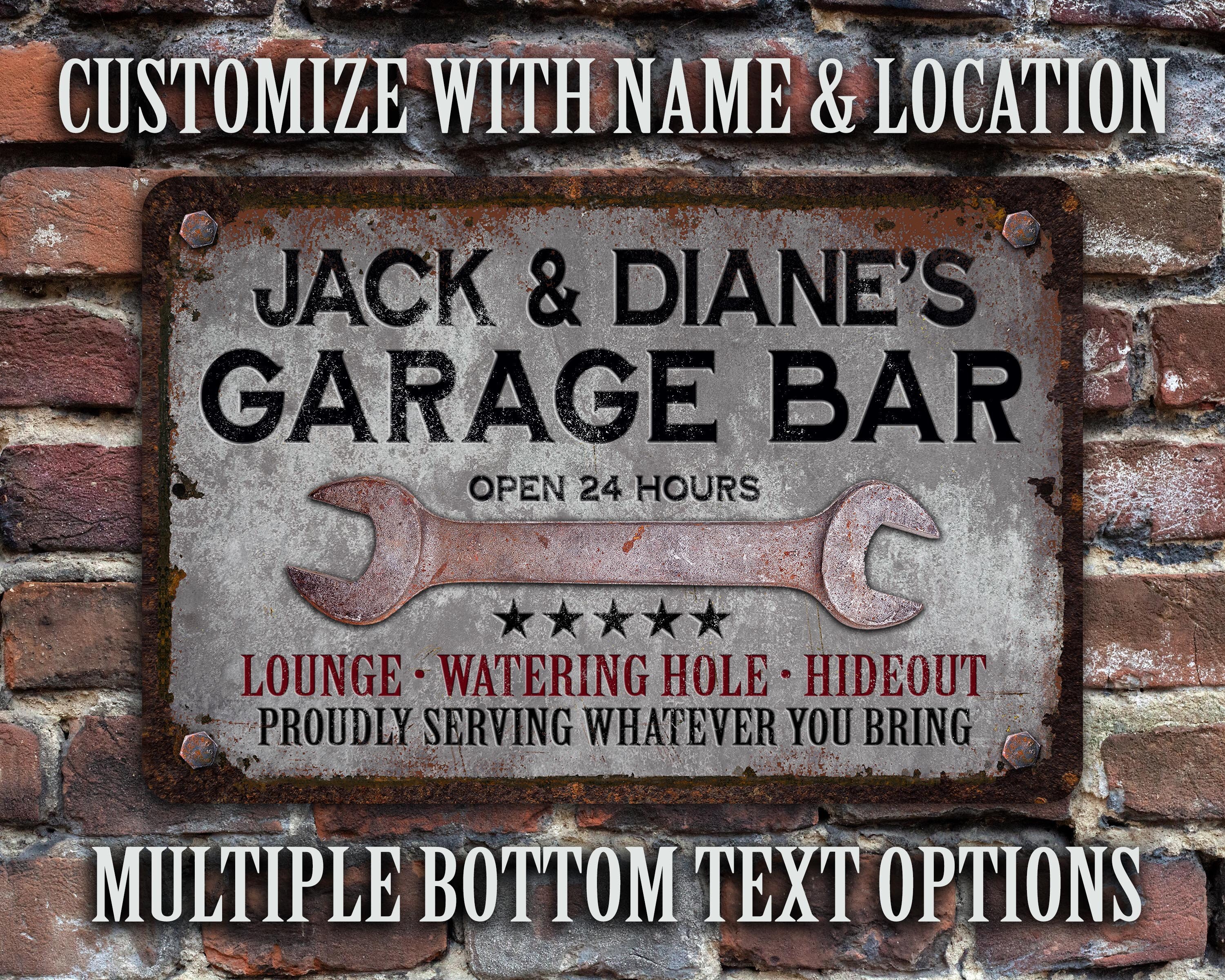 Garage Sign Custom Garage Sign Workshop Sign 5 Star - Etsy