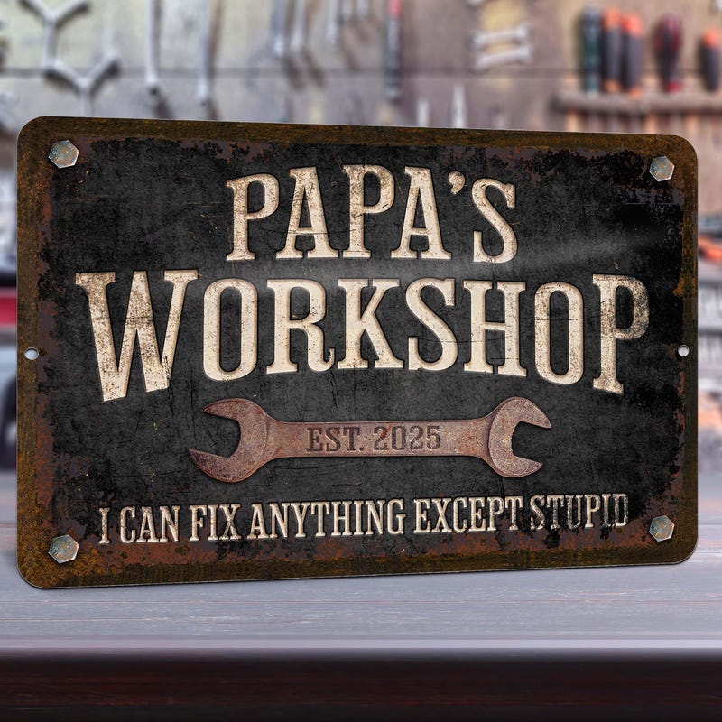 Workshop Sign - Etsy