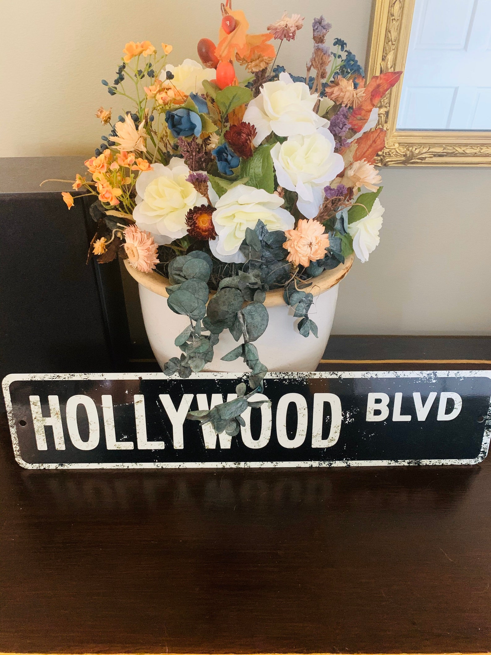 Custom Black Street Sign Vintage Design Vintage Road Sign - Etsy