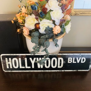 Custom Black Street Sign | Vintage Design | Vintage Road Sign - Etsy