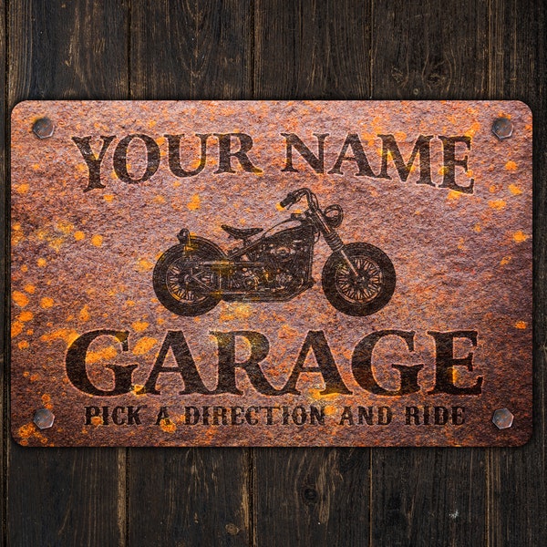 Motorcycle Sign - Etsy