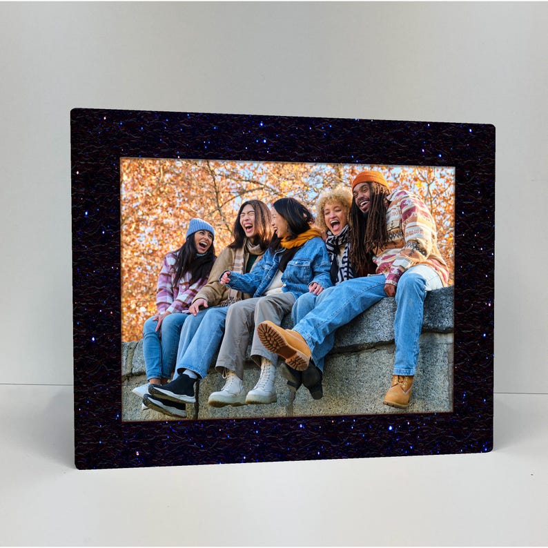 Custom Metal Photo Print: Night Sky Frame, Personalized Picture - Etsy