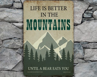 Funny Bear Sign | Etsy