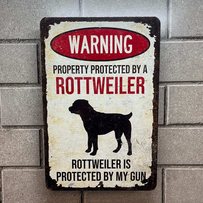Rottweiler Sign - Etsy