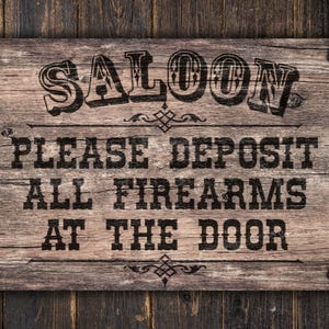 Custom Western Style Metal Sign With YOUR TEXT - Etsy