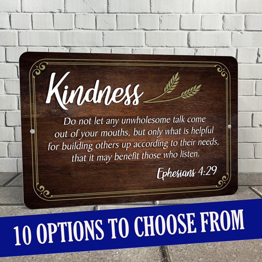 Scripture Signs, Inspirational Bible Passages, Motivational Metal Signs ...