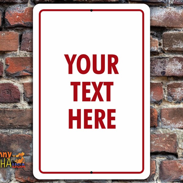 Design Your Own Metal Sign - Etsy