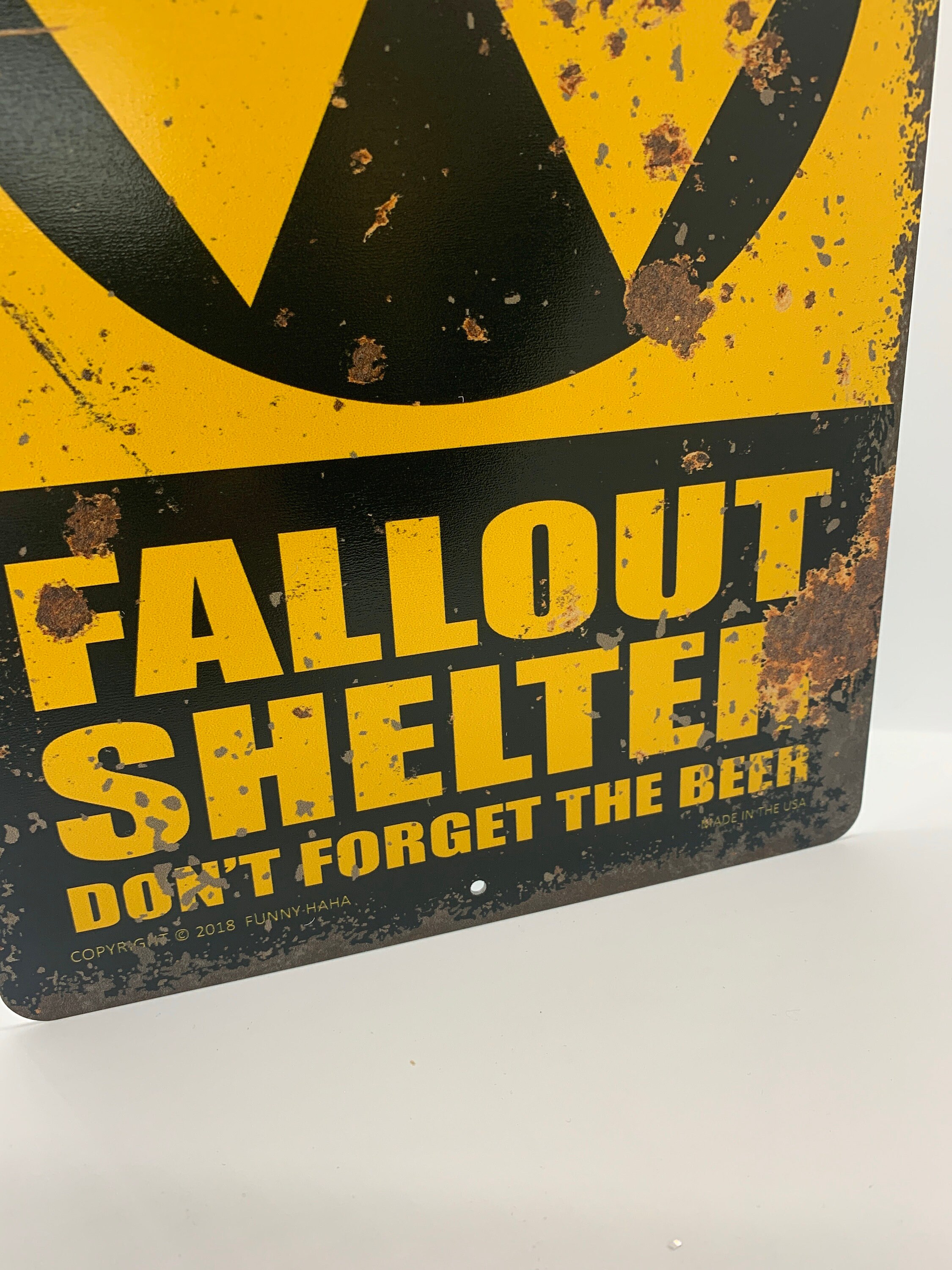 Fallout Shelter Funny Metal Sign - Etsy