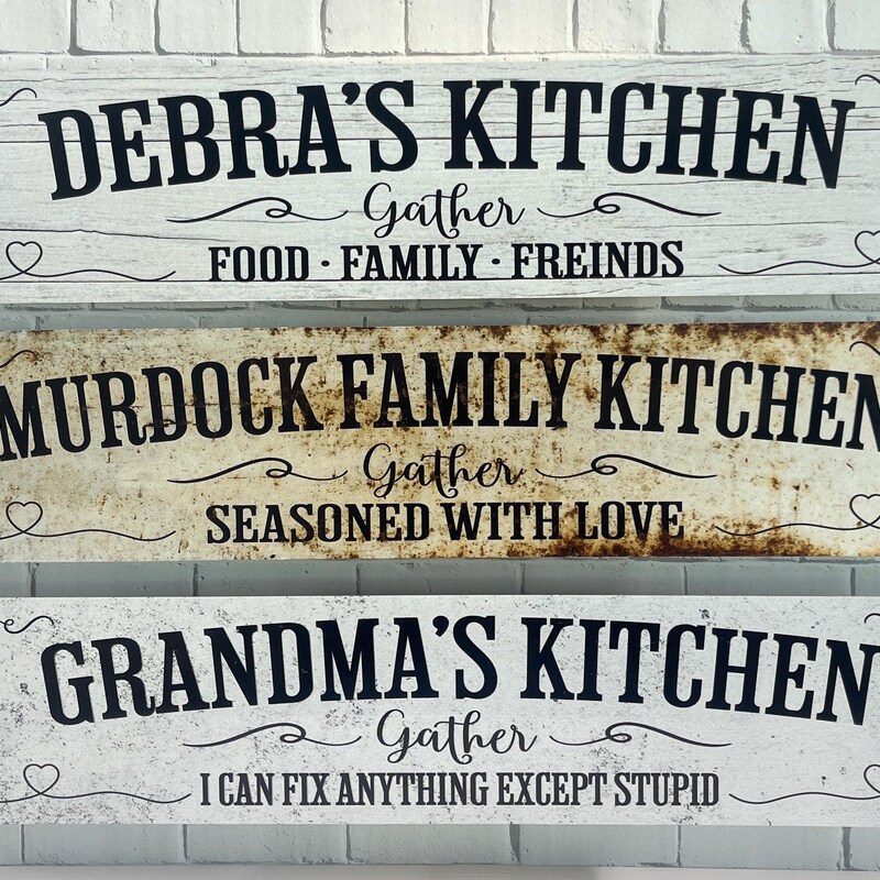 Country Kitchen Sign - Etsy