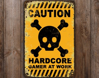 KEEP OUT GAMER at Work Novelty Sign Gift Xbox Ps3 Ps4 Playstation Funny ...