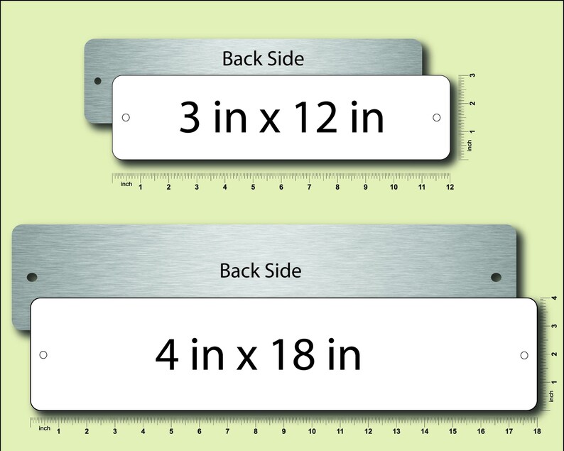 Custom Black or White Distressed Metal Sign, Street Sign Size - Etsy
