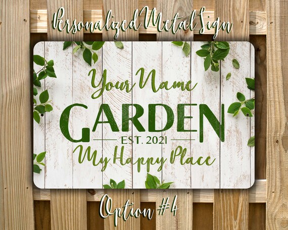 Rustic Garden Sign Sayings