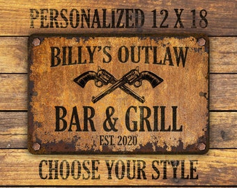 Outlaw Sign - Etsy