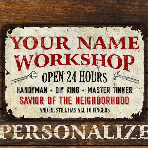 Workshop Sign - Etsy