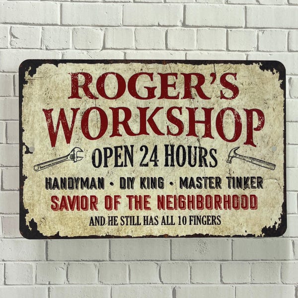 Workshop Sign - Etsy