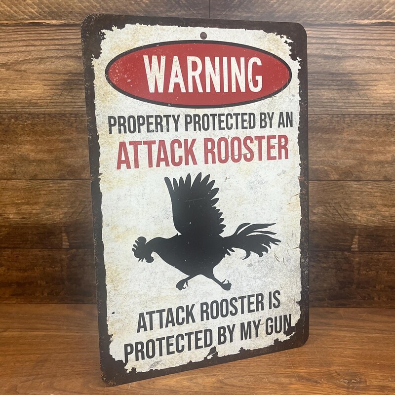 Vintage Warning Sign - Etsy