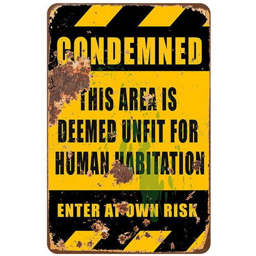 Fallout Shelter Funny Metal Sign - Etsy