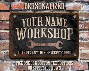 Workshop Sign - Etsy