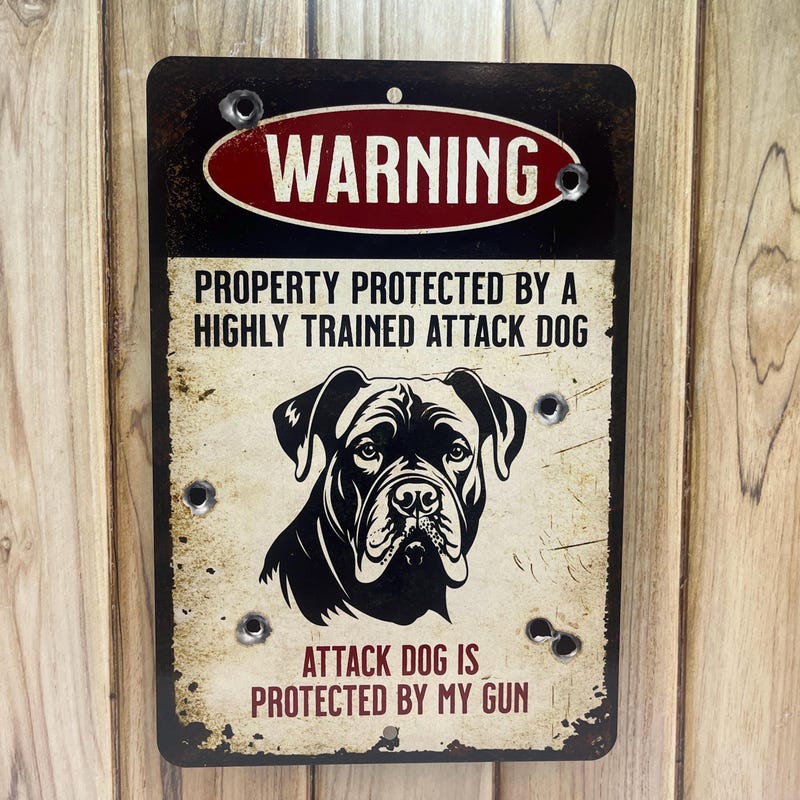 Warning Sign - Etsy
