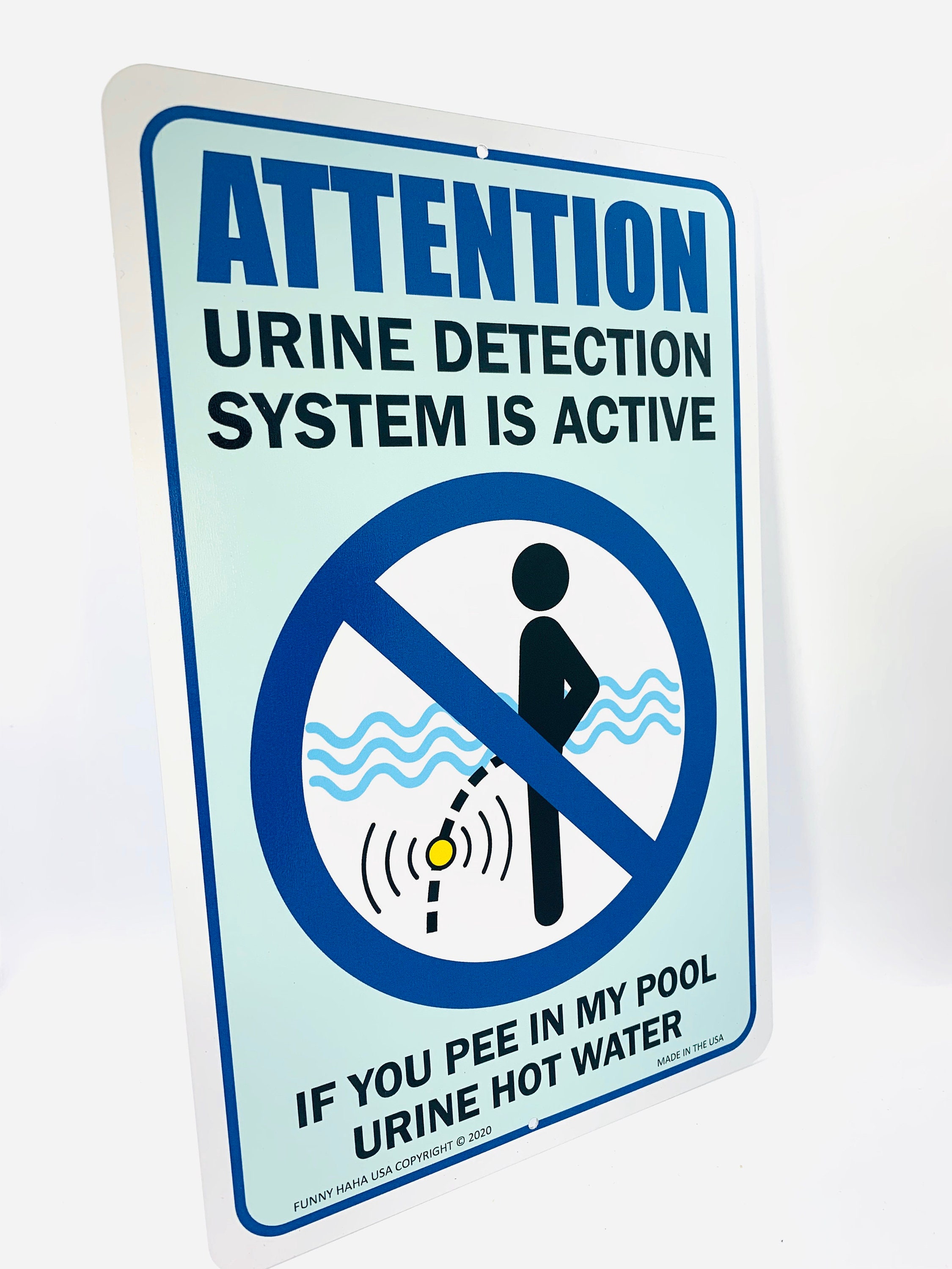 Don't Pee in the Pool Metal Sign - Etsy
