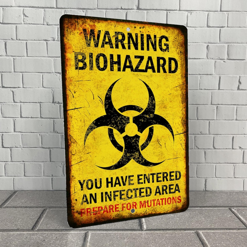Scary Sign - Etsy