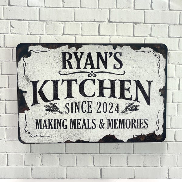 Vintage Kitchen Sign - Etsy