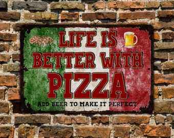 Funny Pizza Sign - Etsy