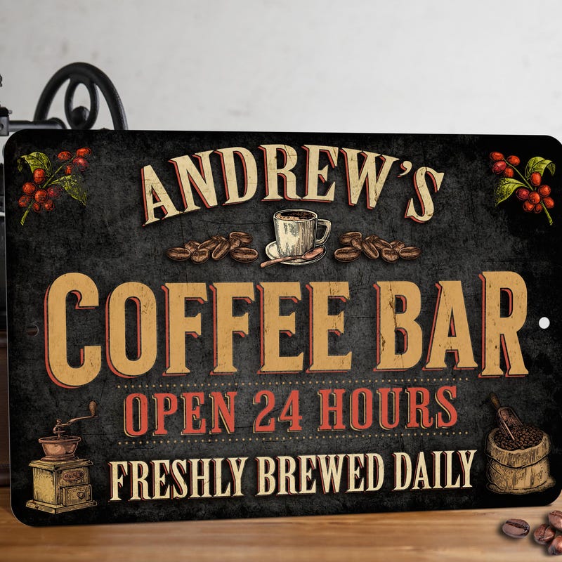 Coffee Bar Sign - Etsy