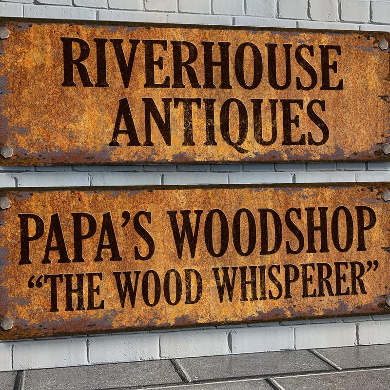 Funny Hanging Metal Signs - Etsy