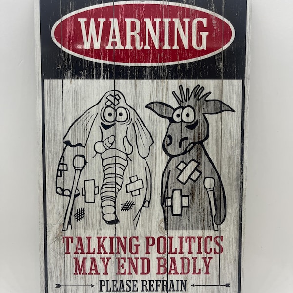 No Politics Signs - Etsy