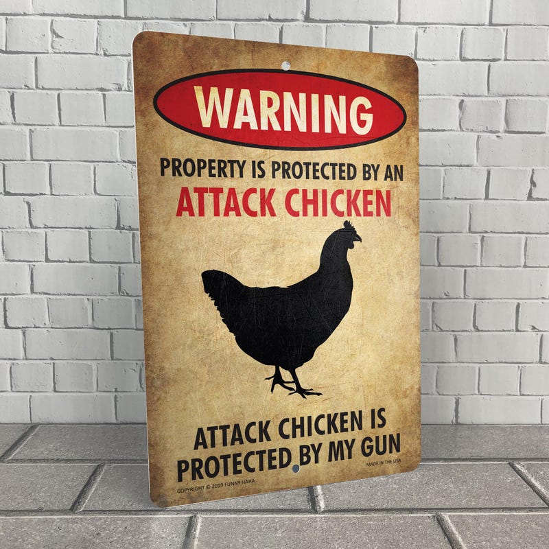 Metal Warning Signs - Etsy