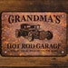 Custom Rusty Design Hot Rod Garage Metal Sign - Etsy
