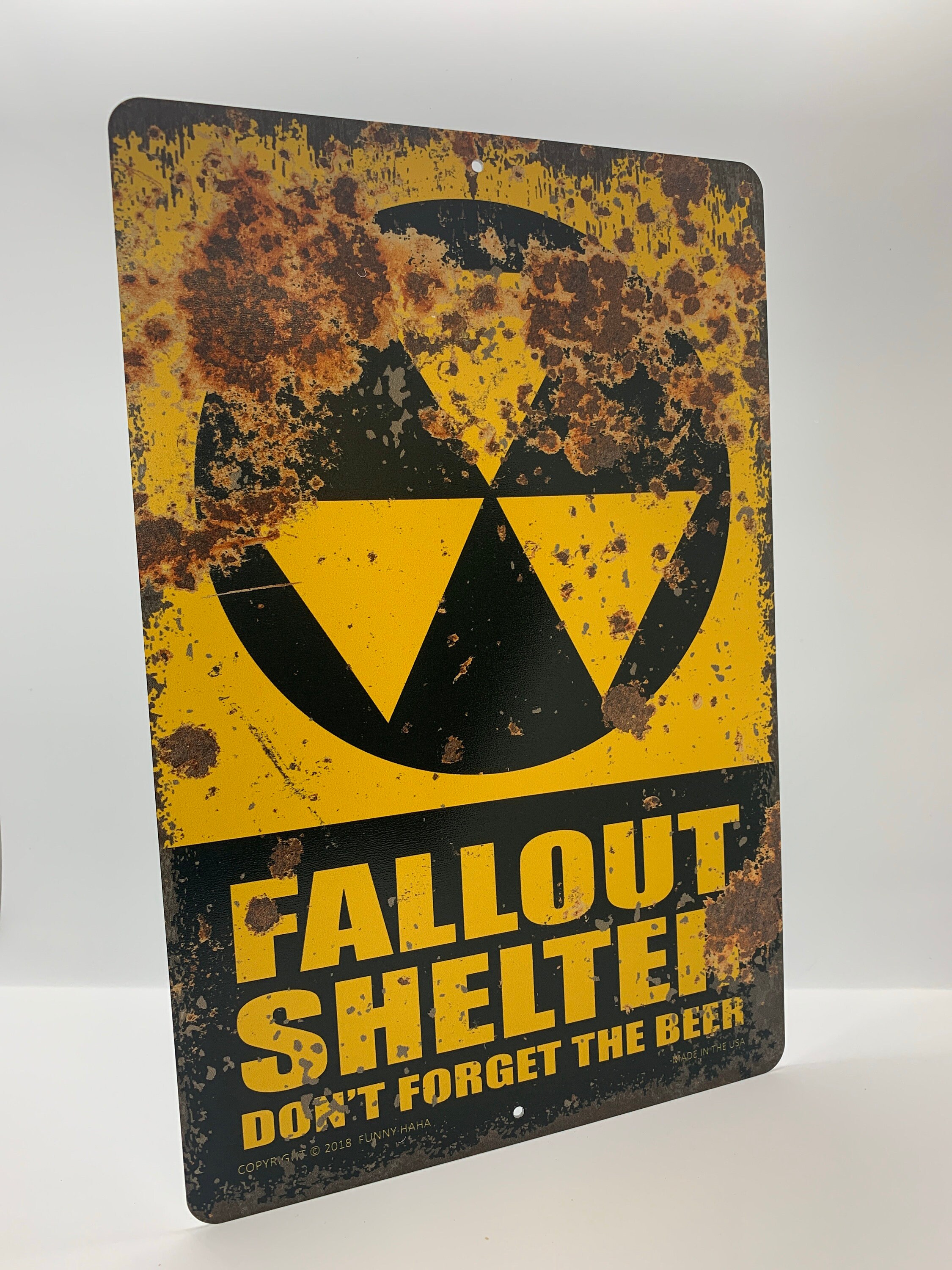 Fallout Shelter Funny Metal Sign | Etsy