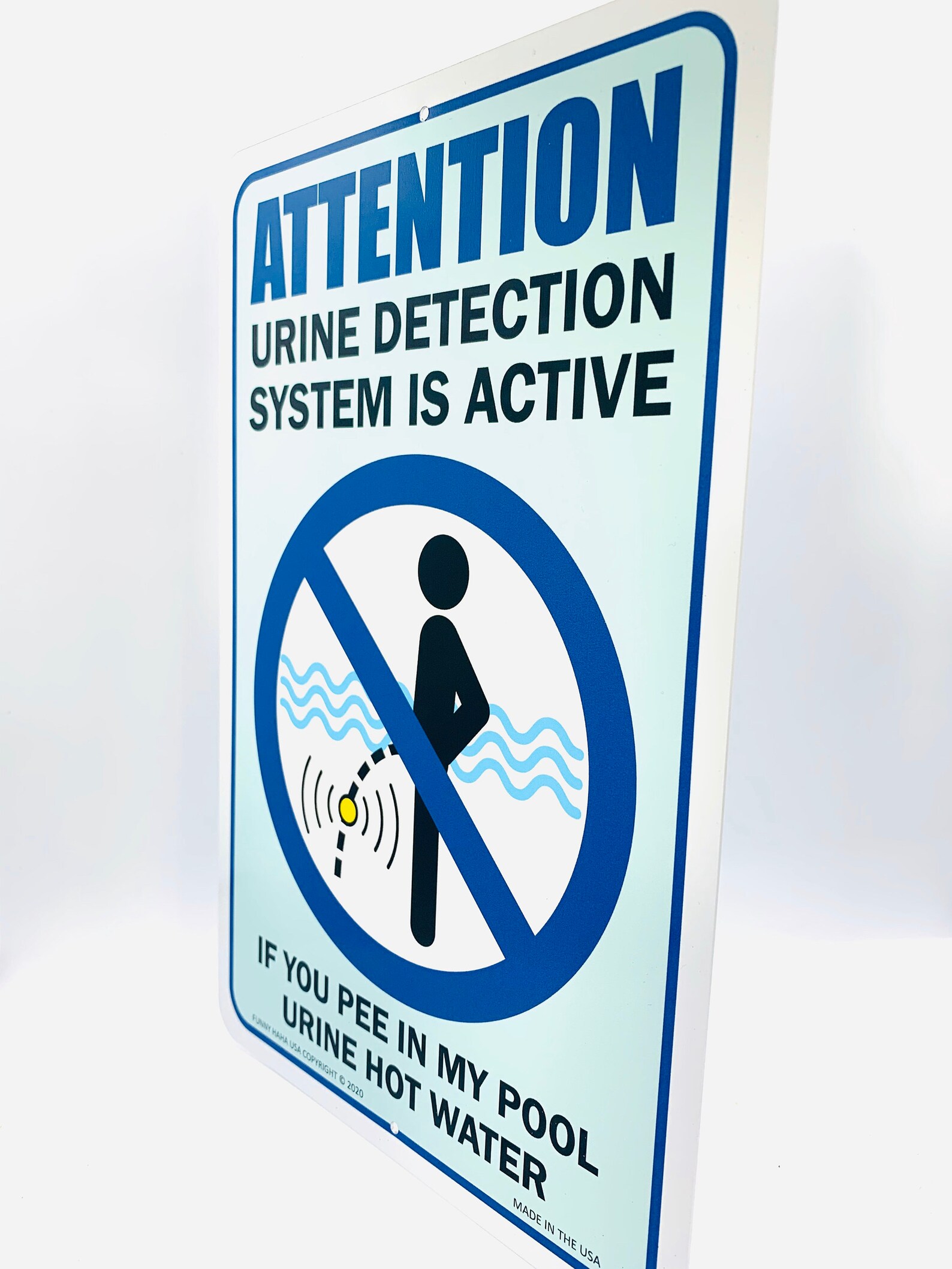 Don't Pee in the Pool Metal Sign - Etsy