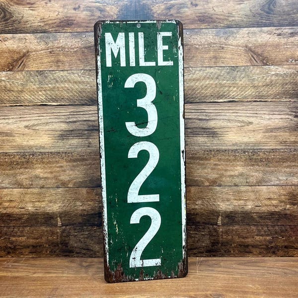 Distance Sign - Etsy