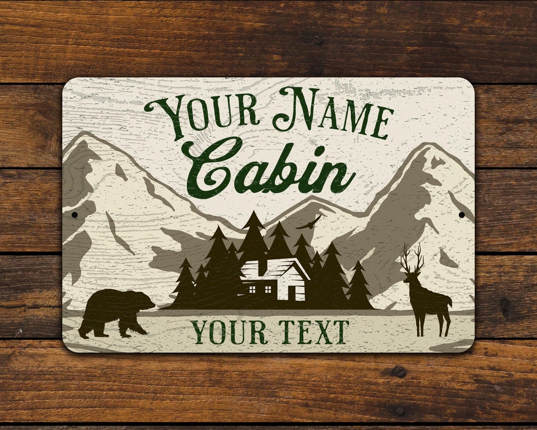 Custom Cabin Sign - Etsy