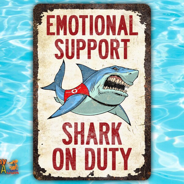 Emotional Support Shark - Etsy