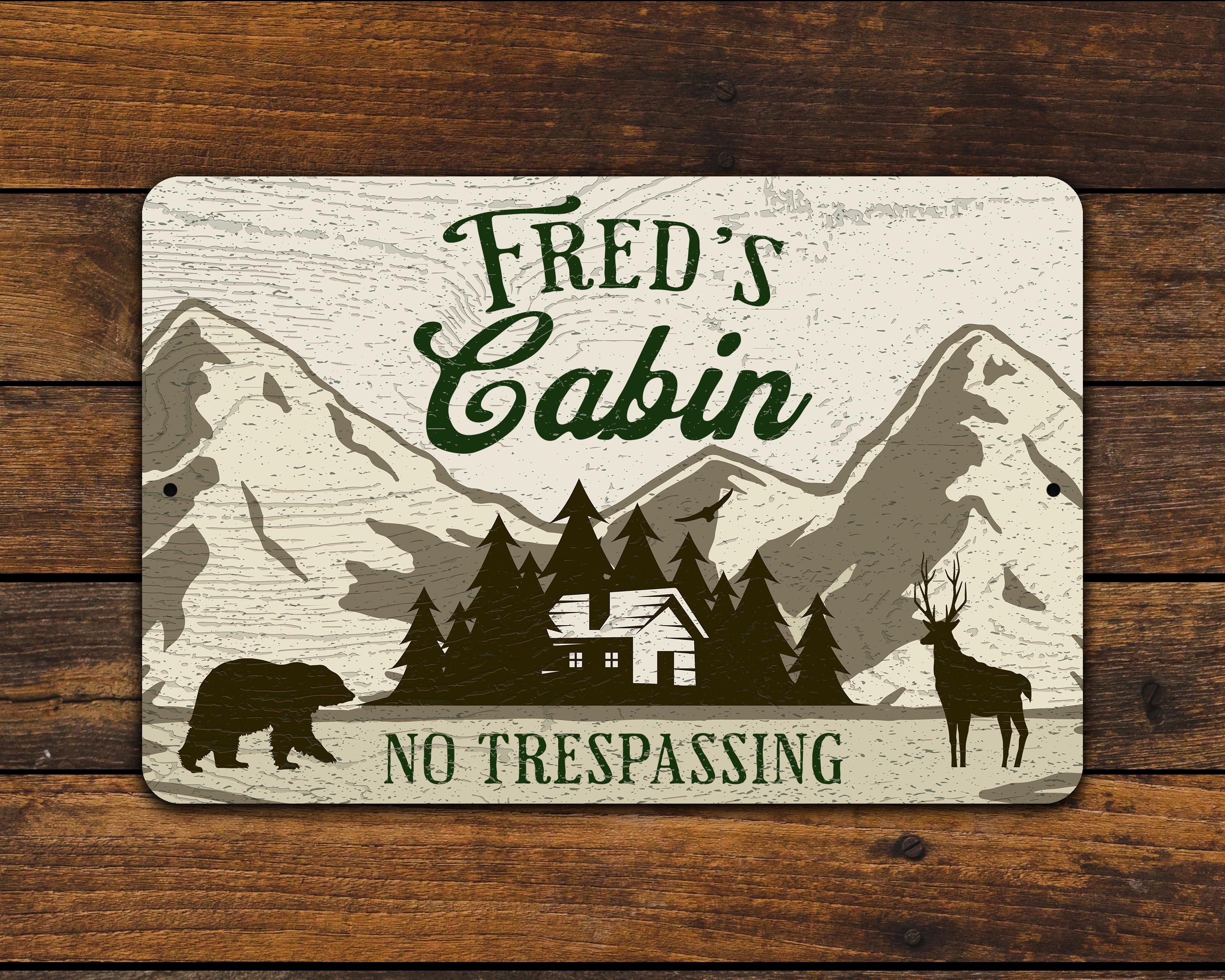 Custom Cabin Sign | Etsy