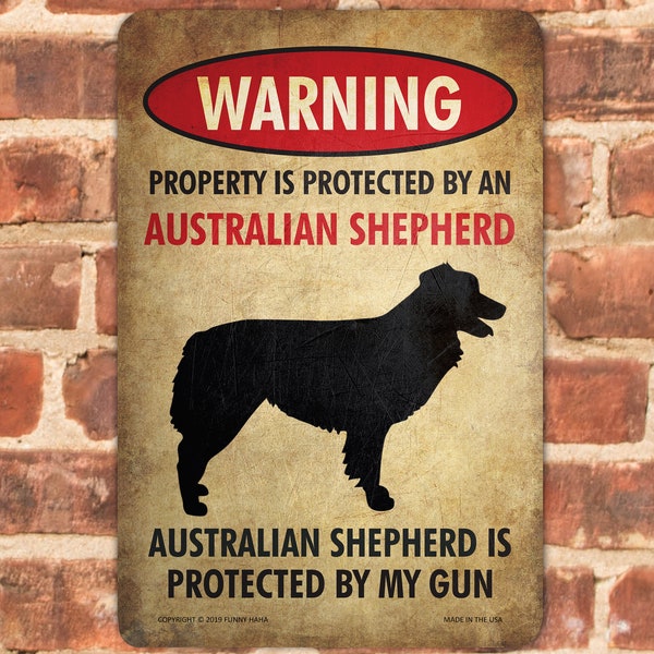 Australian Shepherd Yard Sign - Etsy