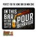 Funny Bar Sign Man Cave Decor Home Bar Gift Beer Sign - Etsy