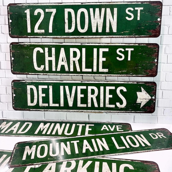 Design Your Own Street Signs