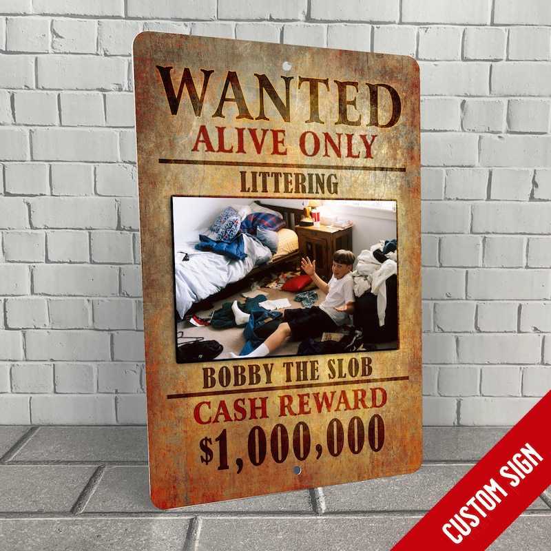 Western Wanted Sign - Etsy
