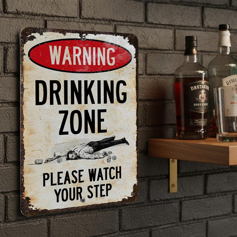 Funny Drinking Sign - Etsy