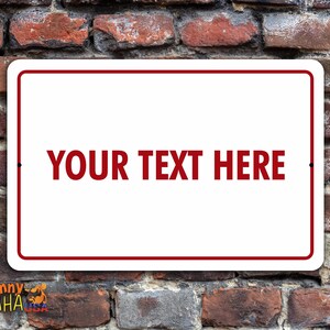 Custom Sign Metal Design With Color Choices - Etsy