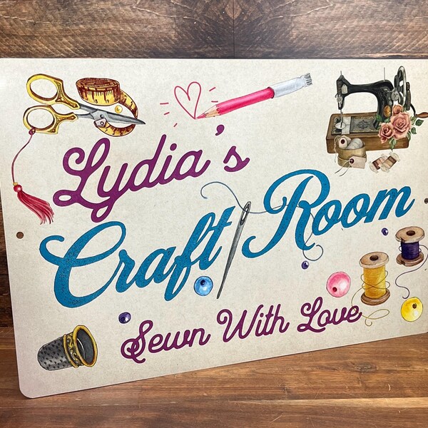 Craft Room Sign - Etsy