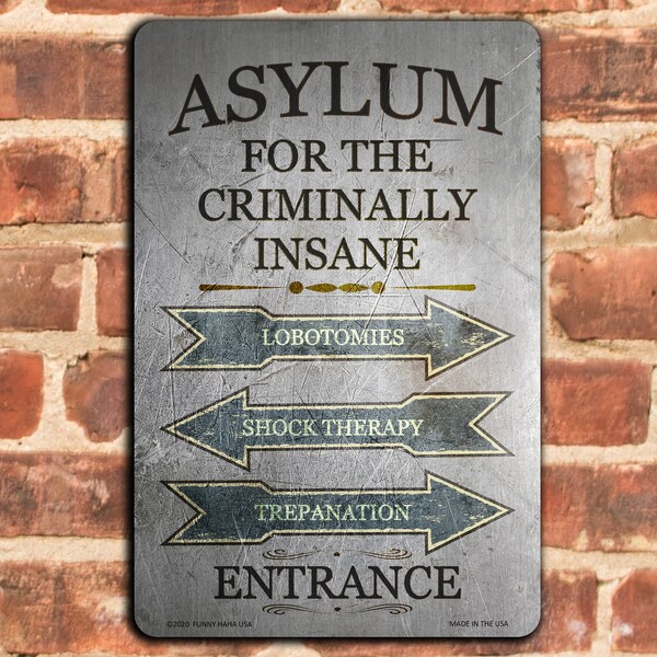 Insane Asylum - Etsy