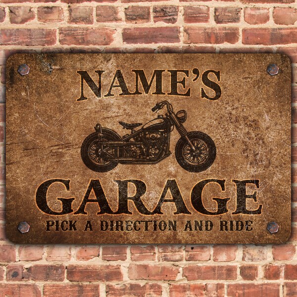 Motorcycle Sign - Etsy