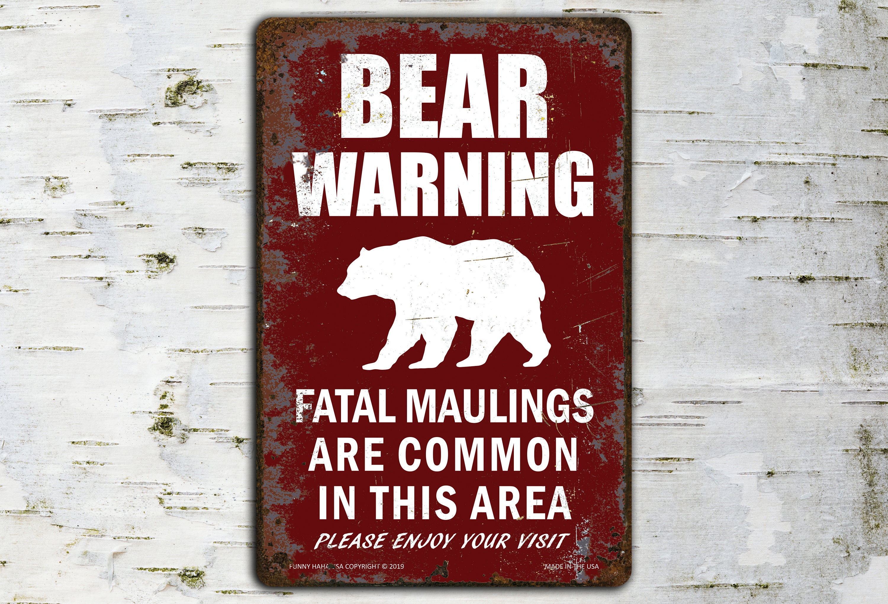 Grizzly Bear Warning